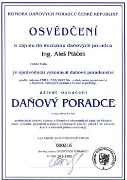 Seznam poradců - Komora daňových poradců ČR